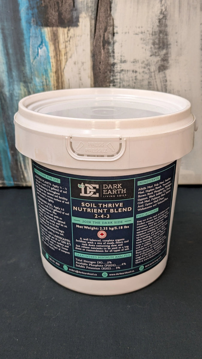 Dark Earth Living Soils Soils Soil Thrive Nutrient Blend (2-4-3 ...