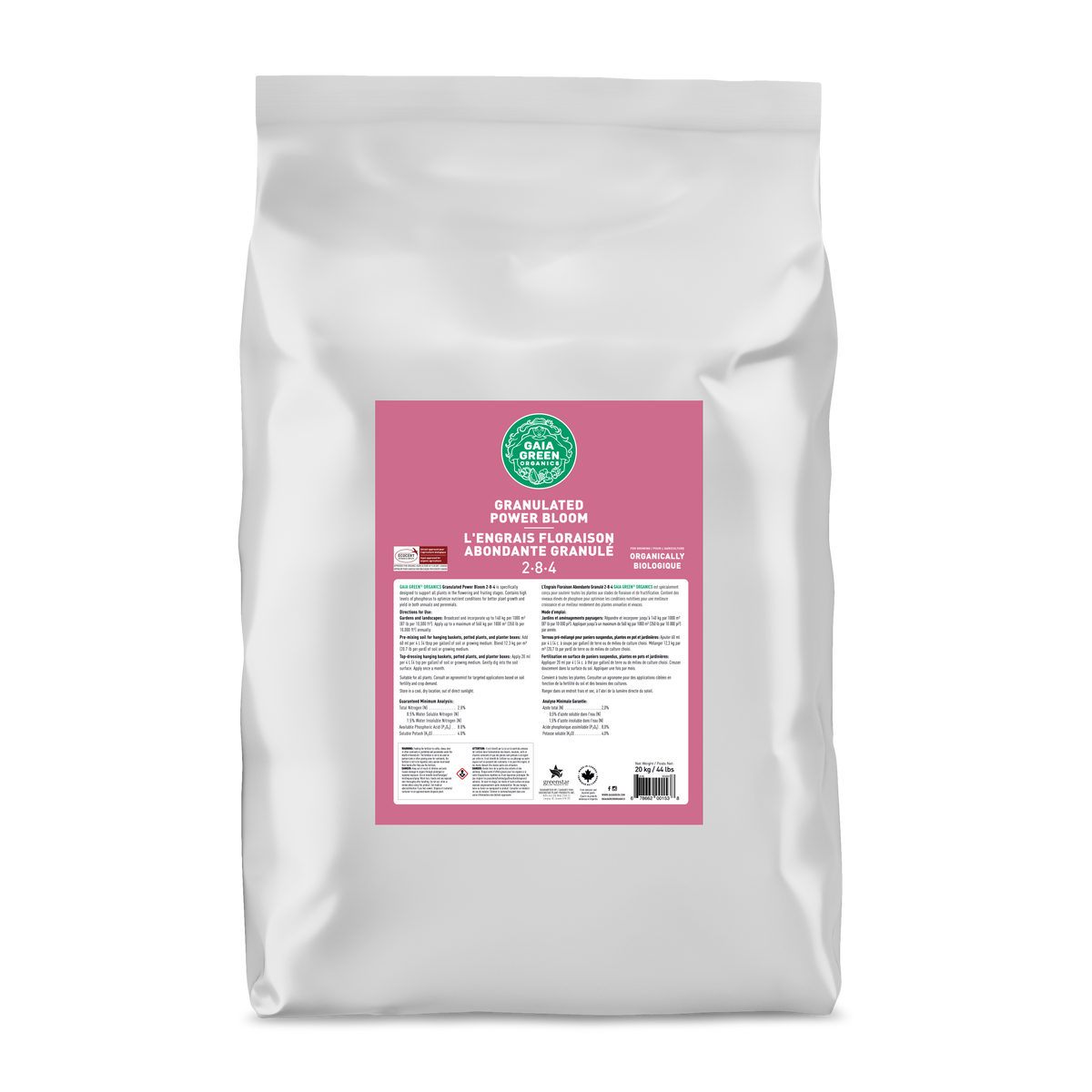 Gaia Green Granulated Power Bloom | Nutrient Growth Systems Canada