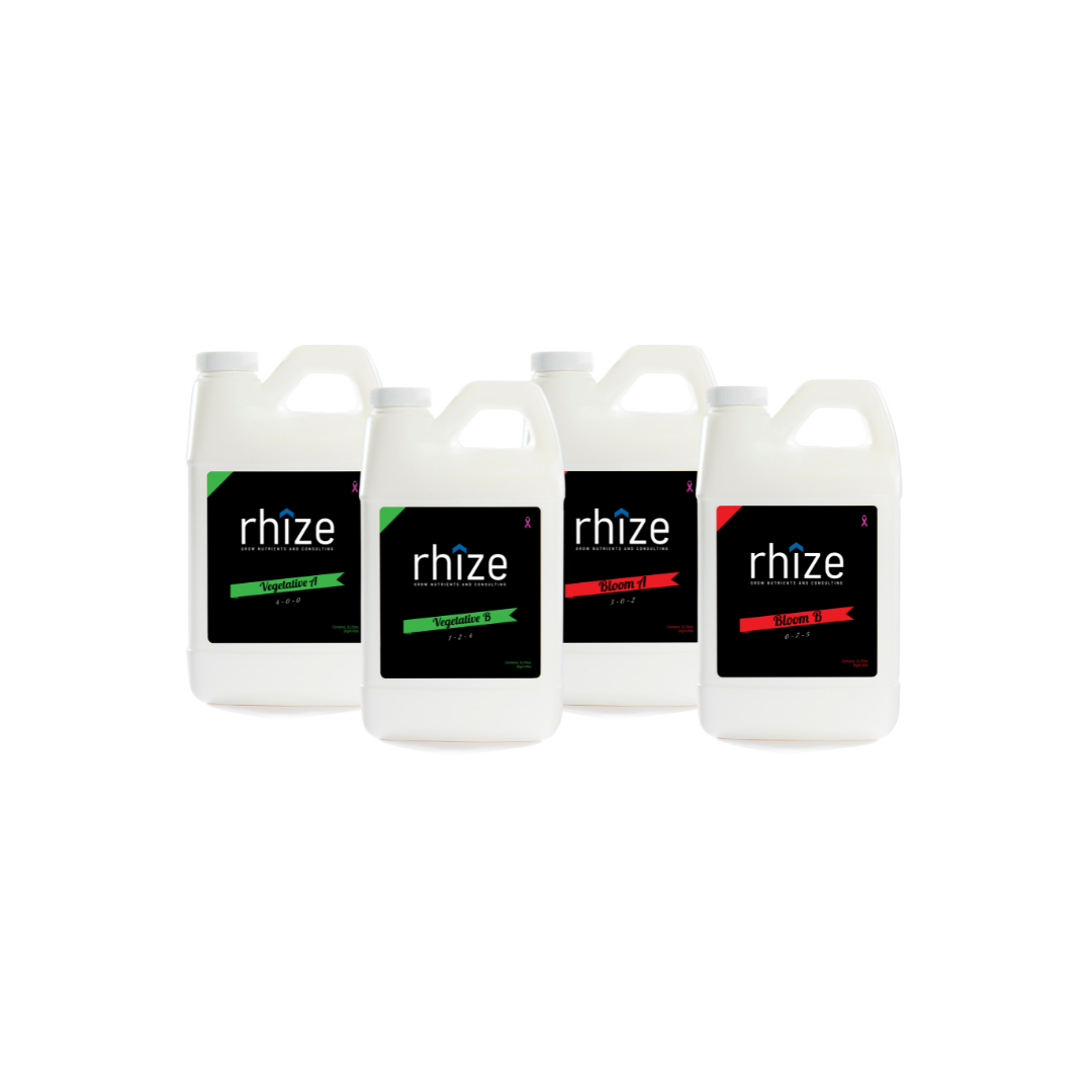 Rhize Nutrients Vegetative and Bloom Set (A&B) – Nutrient Growth ...